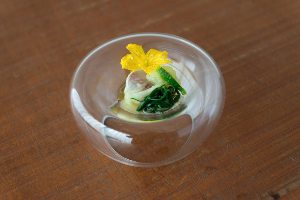 Sudachi Ayu Fish and Oka Hijiki | 白土 Shirato